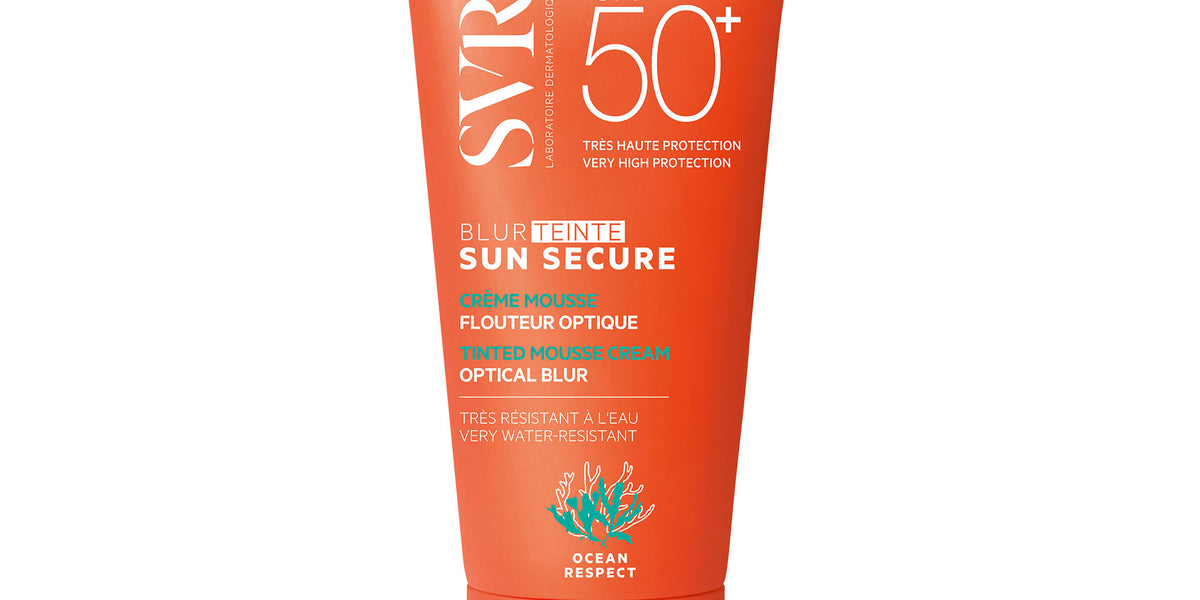 SUN SECURE Blur Teinté SPF50+ - Crème mousse teintée flouteur optique ...